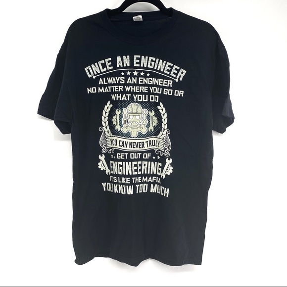 Fruit of the Loom | Shirts | Engineer Graphic Tee L Nwot | Poshmark